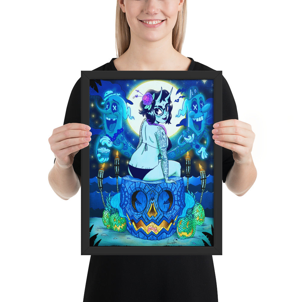 Summerween Dream - Framed poster – Spicy Donut Shop