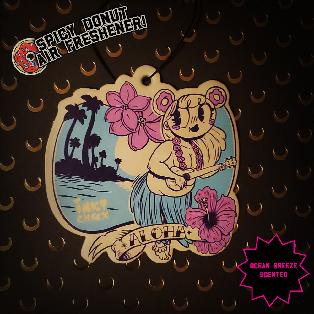 Aloha Inky Cheex Air Freshener – Spicy Donut Shop